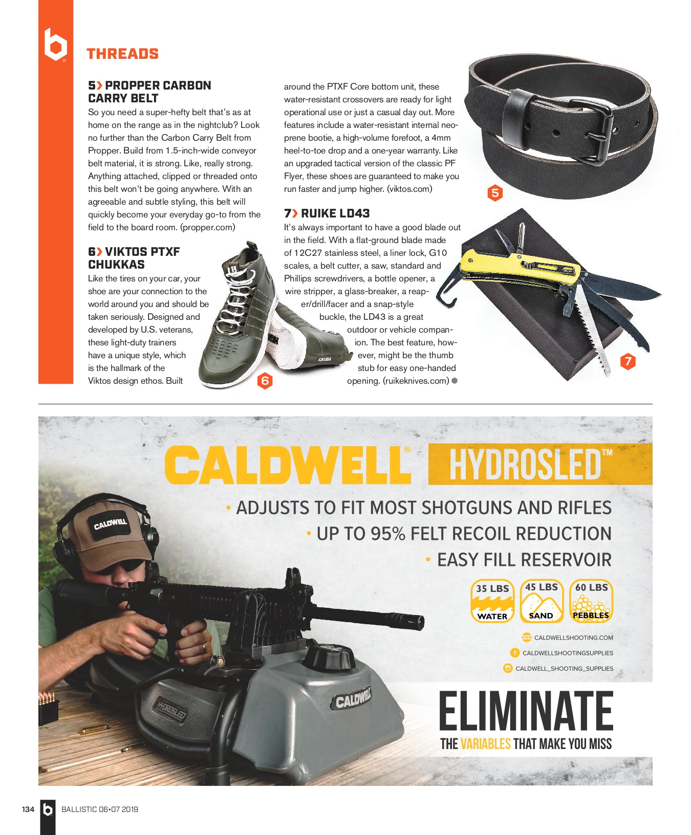 LD43 Featured in Ballistic Magazine | Ruike Knives
