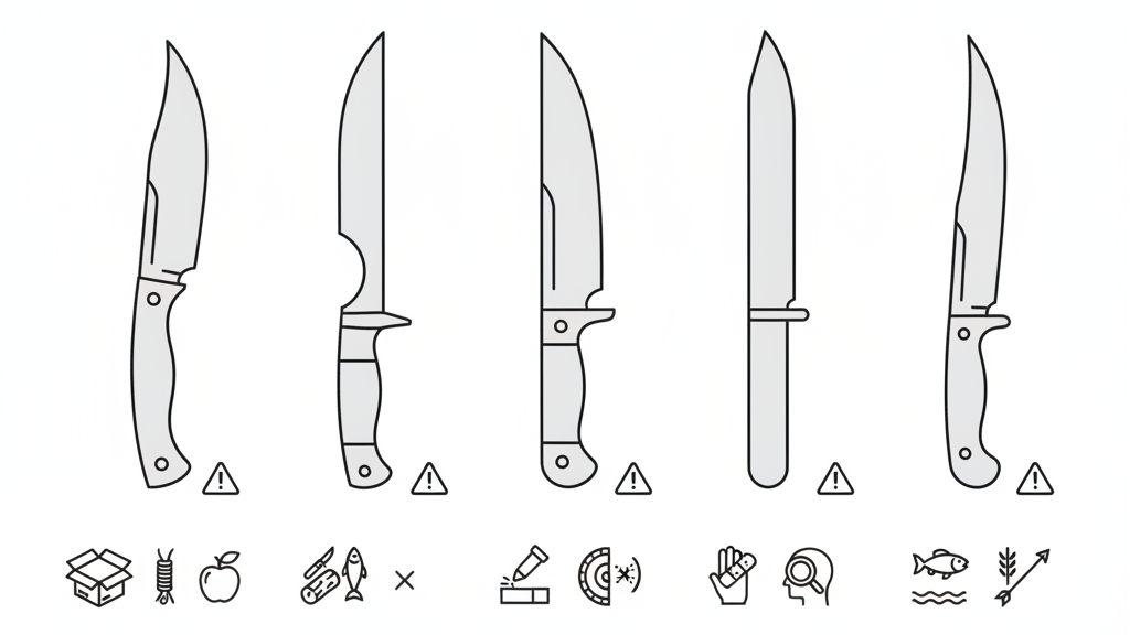 Types of Knives and Their Uses for EDC, Outdoor, and Hunting