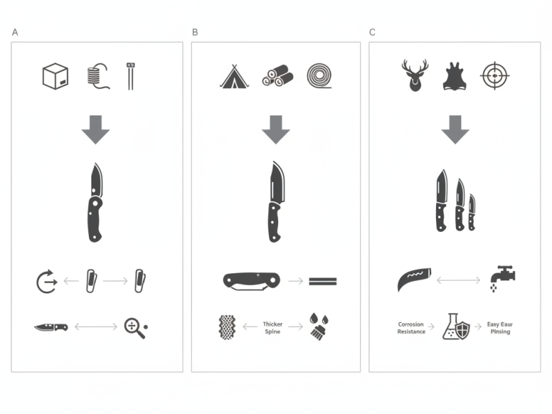 Types of Knives and Their Uses for EDC, Outdoor, and Hunting