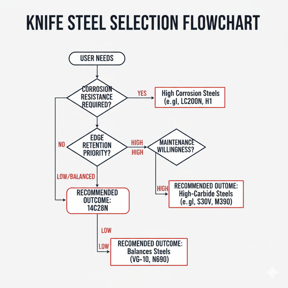 Is 14C28N Steel Good for Knives? Edge, Rust, Maintenance